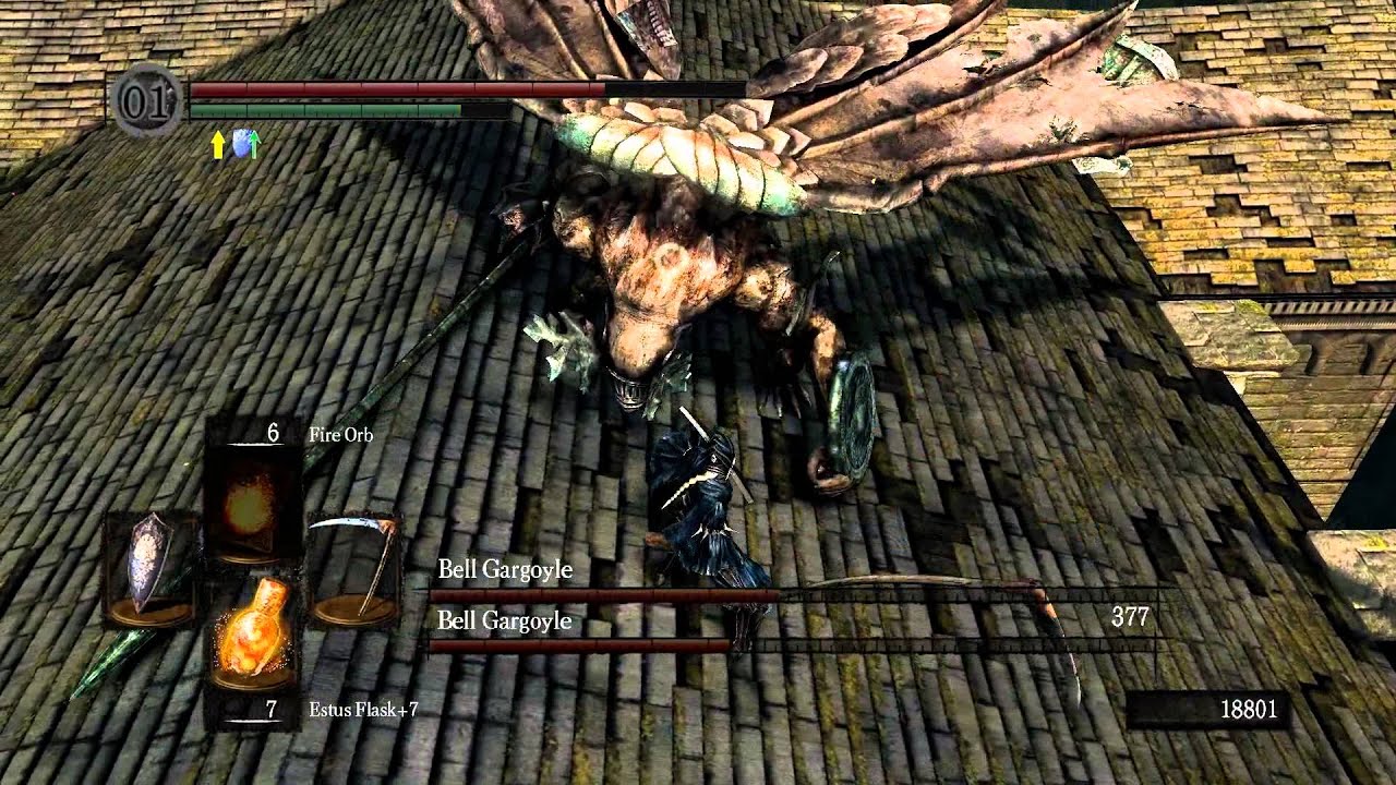 Dark Souls NG+ Bosses - Bell Gargoyles - 1080p HD - YouTube