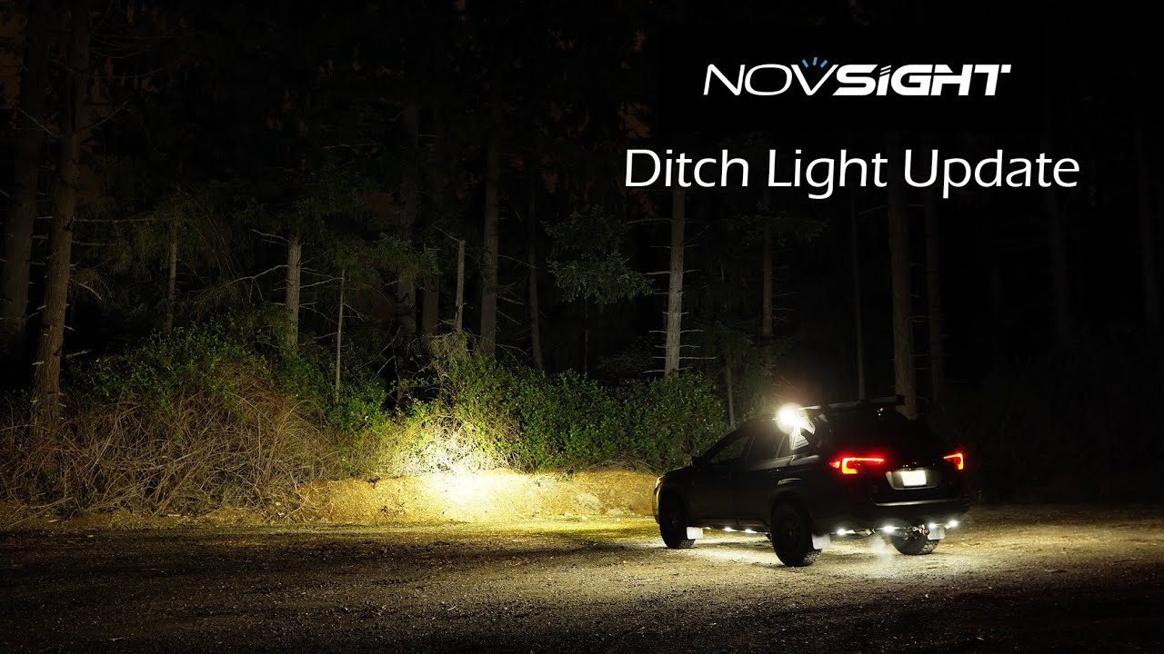 Ditch light UPGRADE on Subaru Outback Wilderness Novsight 3" Cyber 1 ...