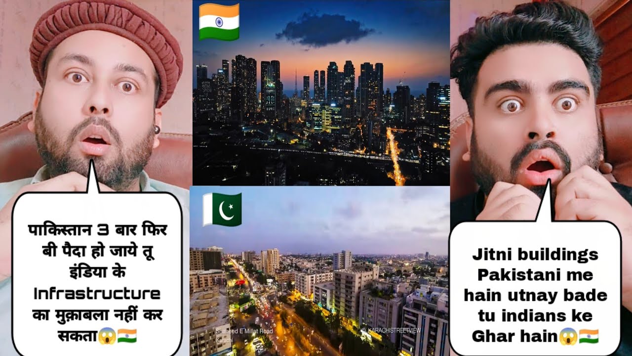 India Skylines Infrastructure Vs Pakistan Skyline Infrastructure ...
