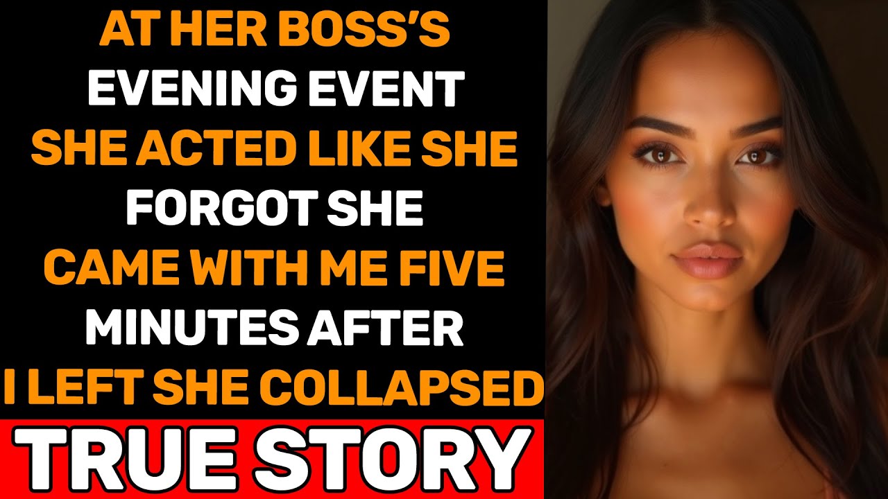 At Her Boss’s Event, She Acted Like She Forgot She Came With Me. But ...