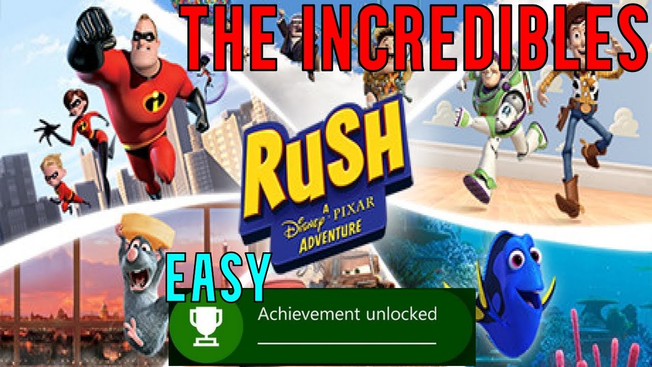 Rush: A Disney Pixar Adventure (How to get Easy Game Achievements for ...