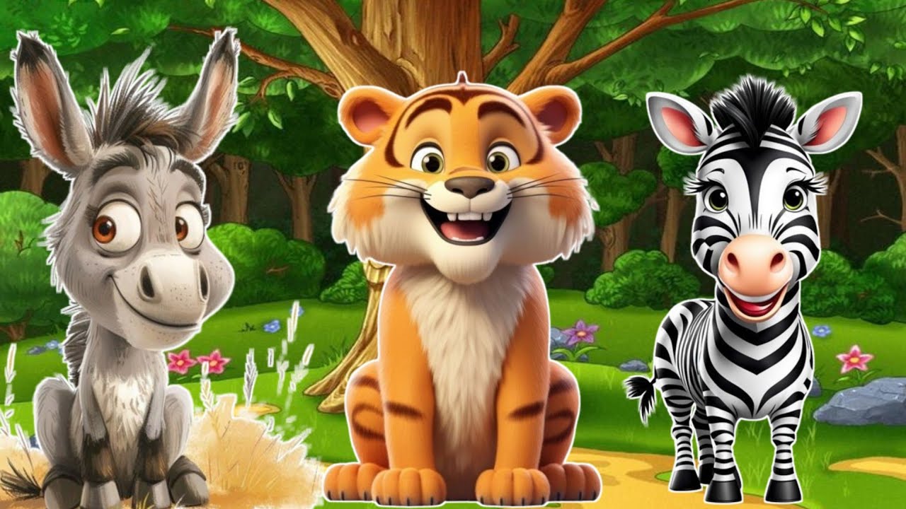 Cute Animals : Cat, Dog, Cow, Deer, Rabbit, Tiger, Elephant | Animal ...