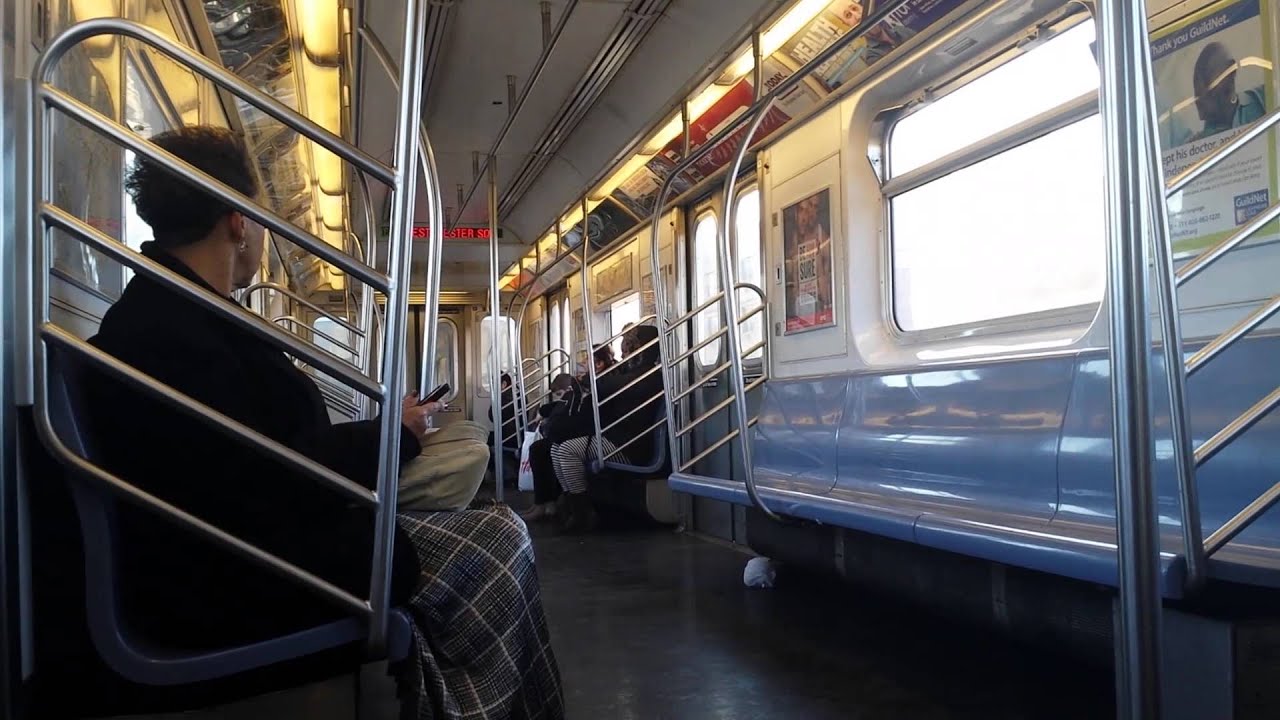 IRT Pelham Line: Pelham Bay Park Bound R142A (6) Train From Parkchester ...