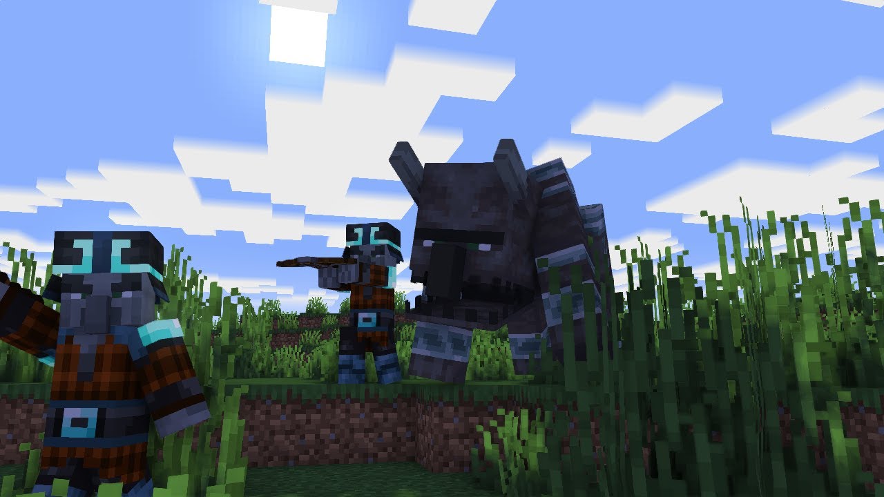 Illager raid №19|Minecraft raids - YouTube