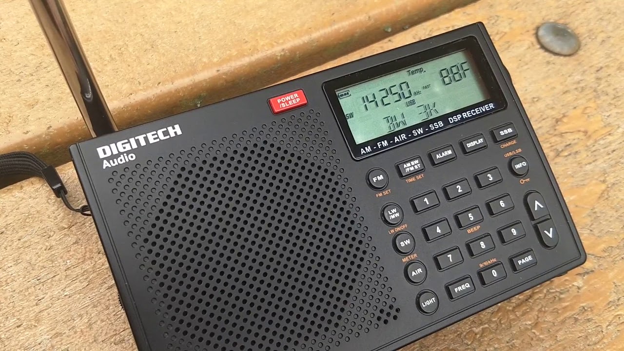 Digitech AR-1780 on single sideband - YouTube