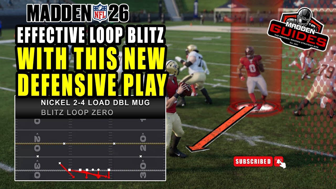 Effective Loop Blitz With This Brand New Defensive Play After Madden 26 ...