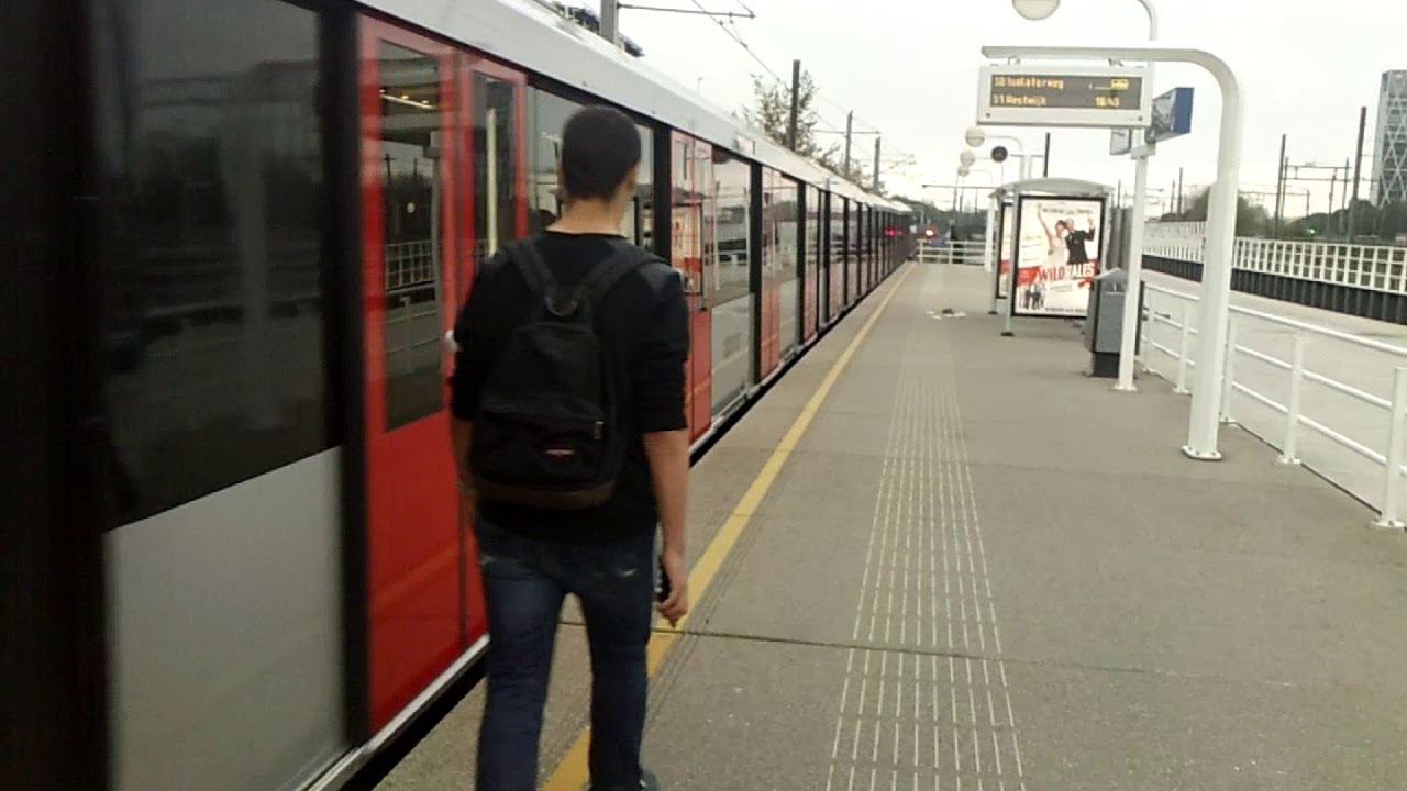 Going into GVB M5 119/120 @ Amsterdam Zuid (South) Subway Station - YouTube