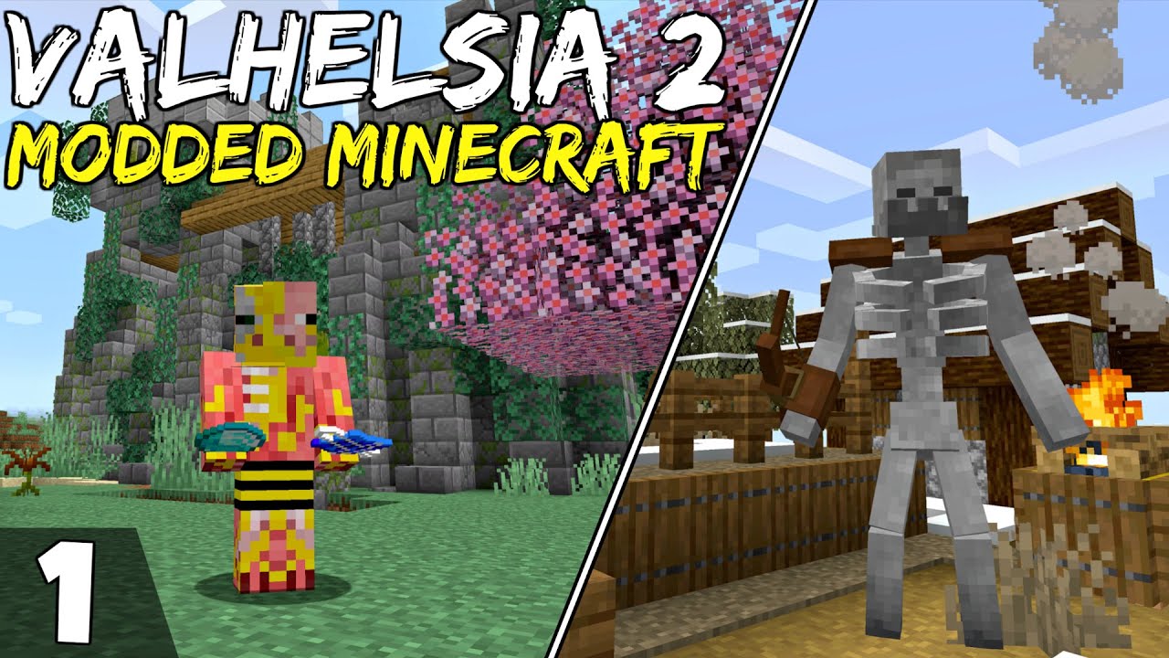 Valhelsia 2 Episode 1: My First Time In Modded!! Multiplayer Modded ...