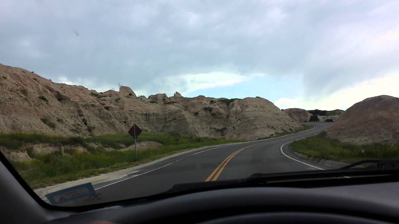 Badlands National Park scenic loop 1 - YouTube