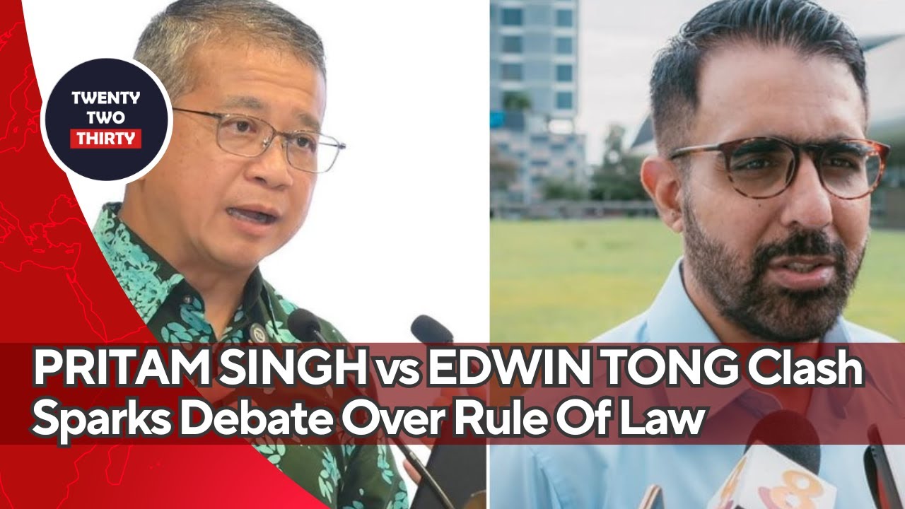 PRITAM SINGH vs EDWIN TONG Clash Sparks Massive Debate Over Singapore’s ...
