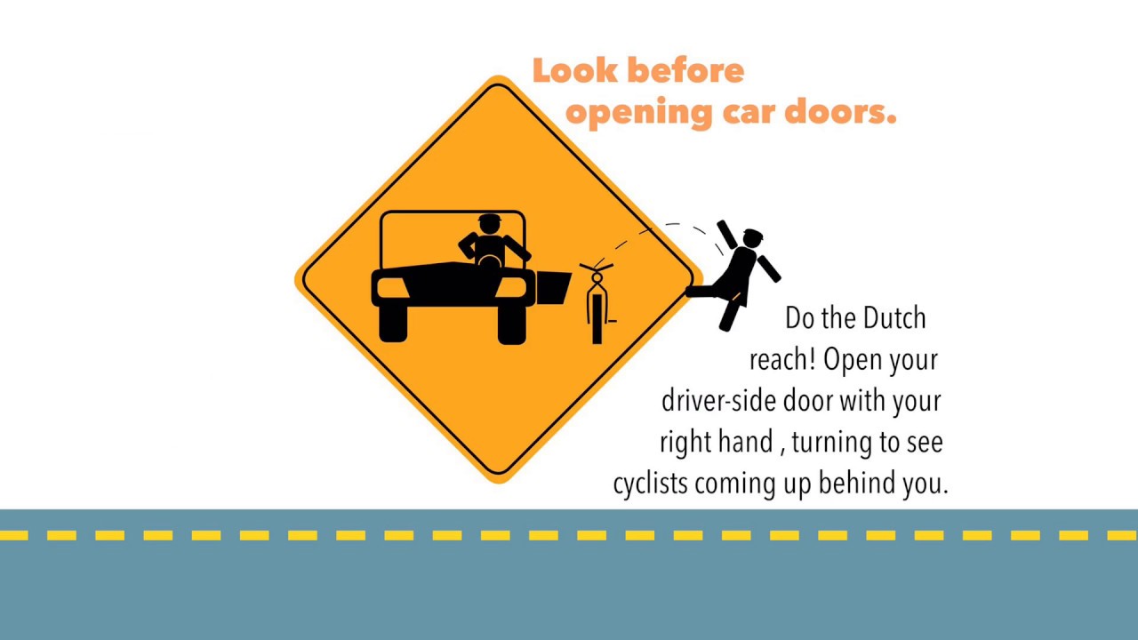 Look Before Opening Car Doors - YouTube