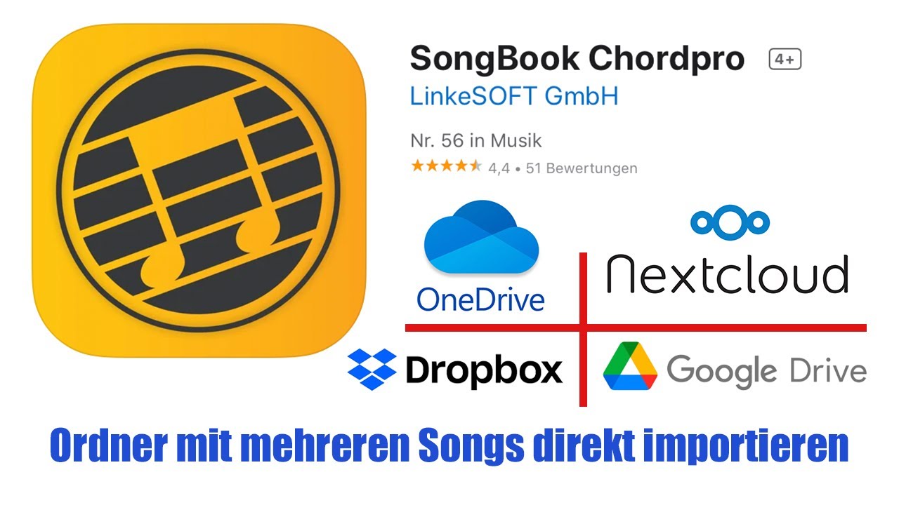 SongBook ChordPro – Importieren von Ordnern mit mehren Songs - Google Drive Dropbox ~ Michael ...