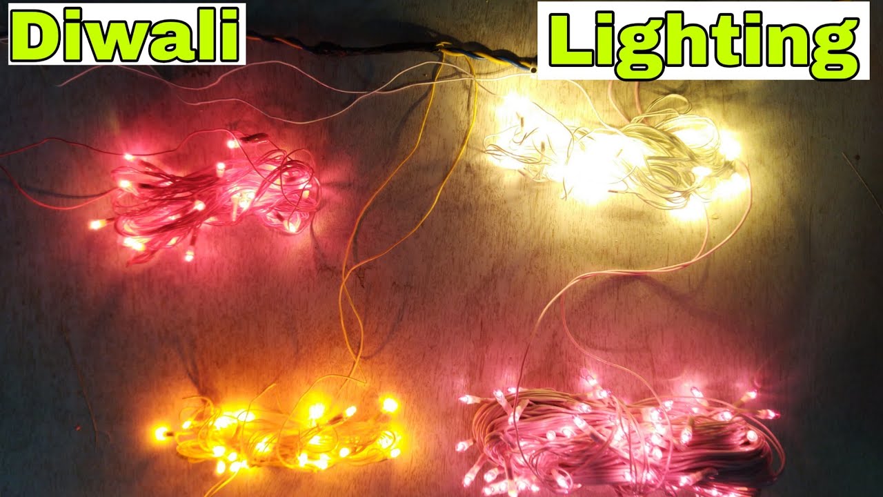 Diwali light kaise lgaye | Decoration light kaise lgaye - YouTube