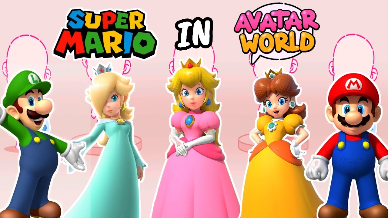 NEW !! SUPER MARIO IN AVATAR WORLD ⭐|| ♥️SUPER MARIO CHARACTER IN ...