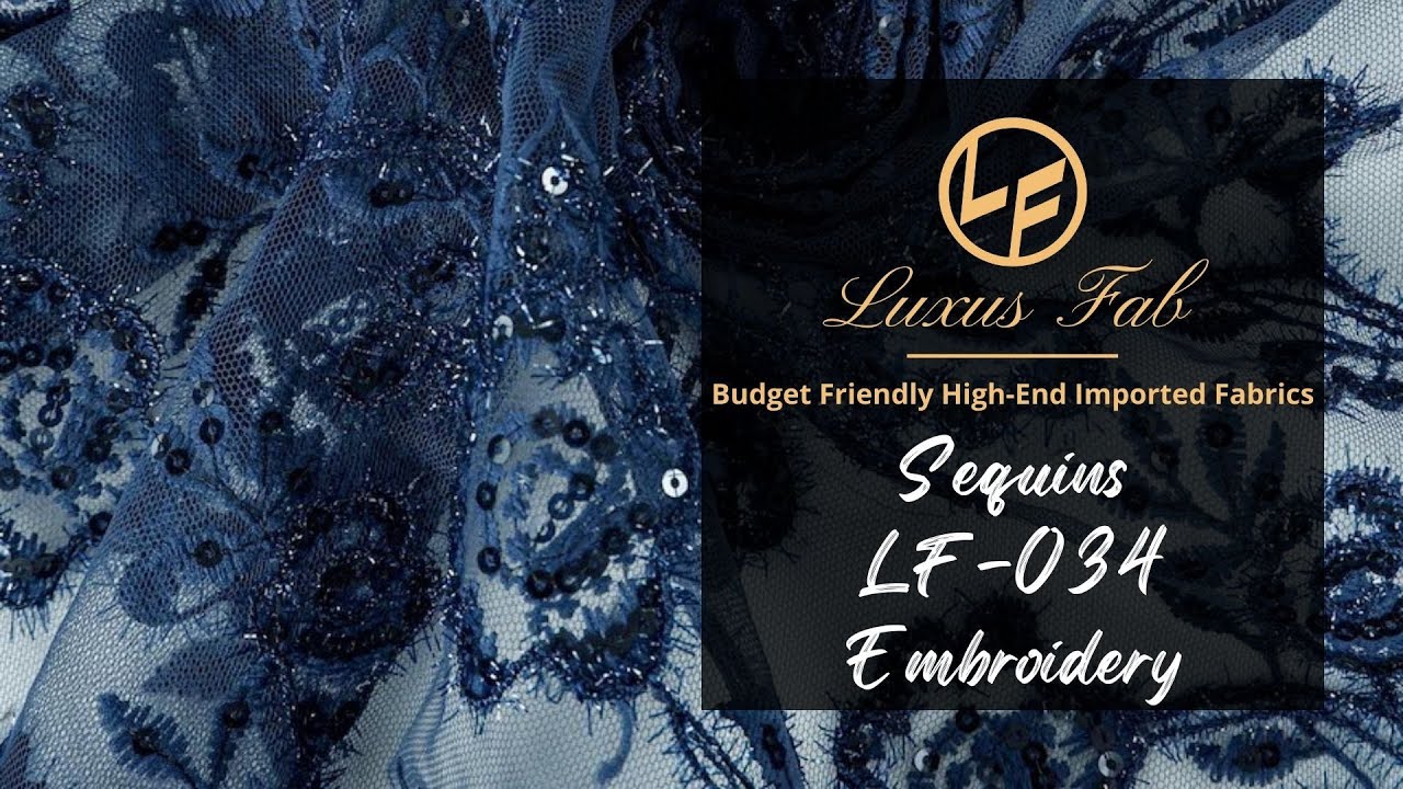 Luxus Fab | Sequins LF 034 Embroidery | Budget Friendly High-End ...