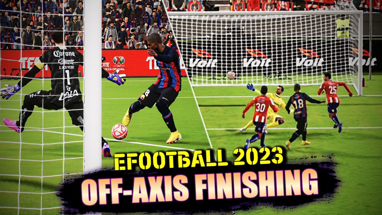 eFootball 2023 | Off-Axis Finishing Tutorial - Score More Goals! - YouTube