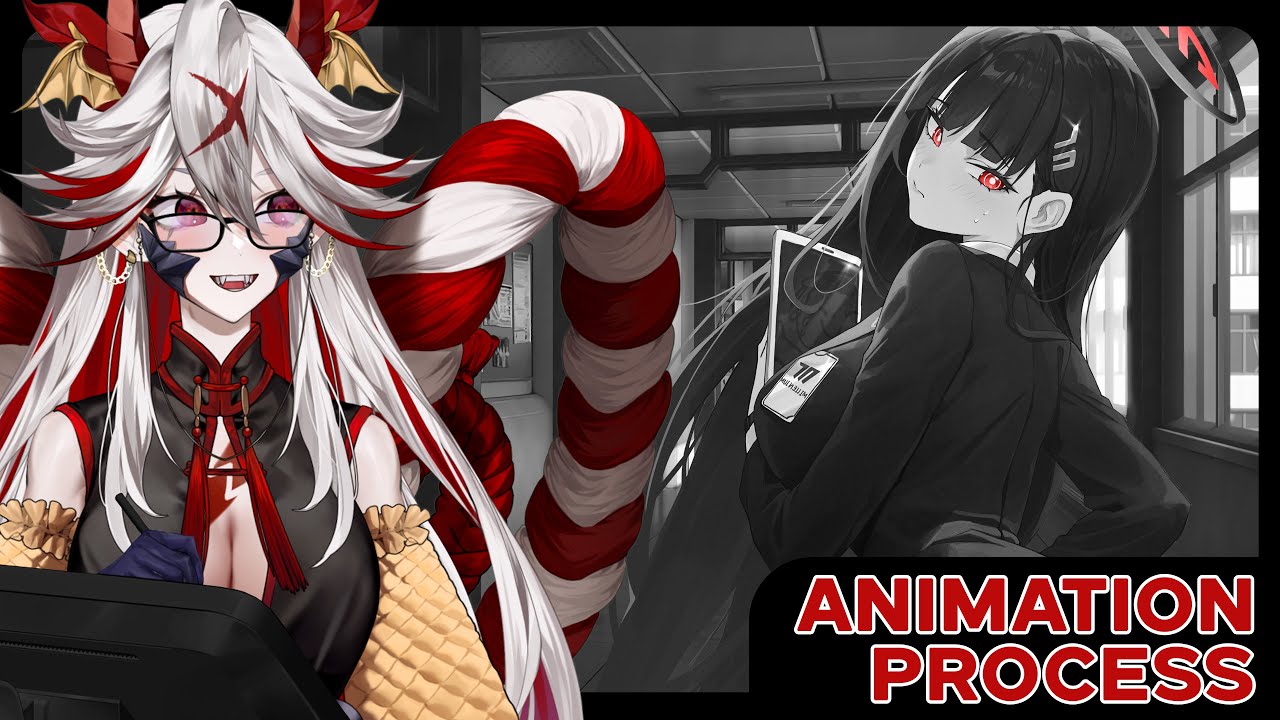 Animating Mommy Ryo & Tsurugi for the next Blue Archive MMV - GradNC x ...