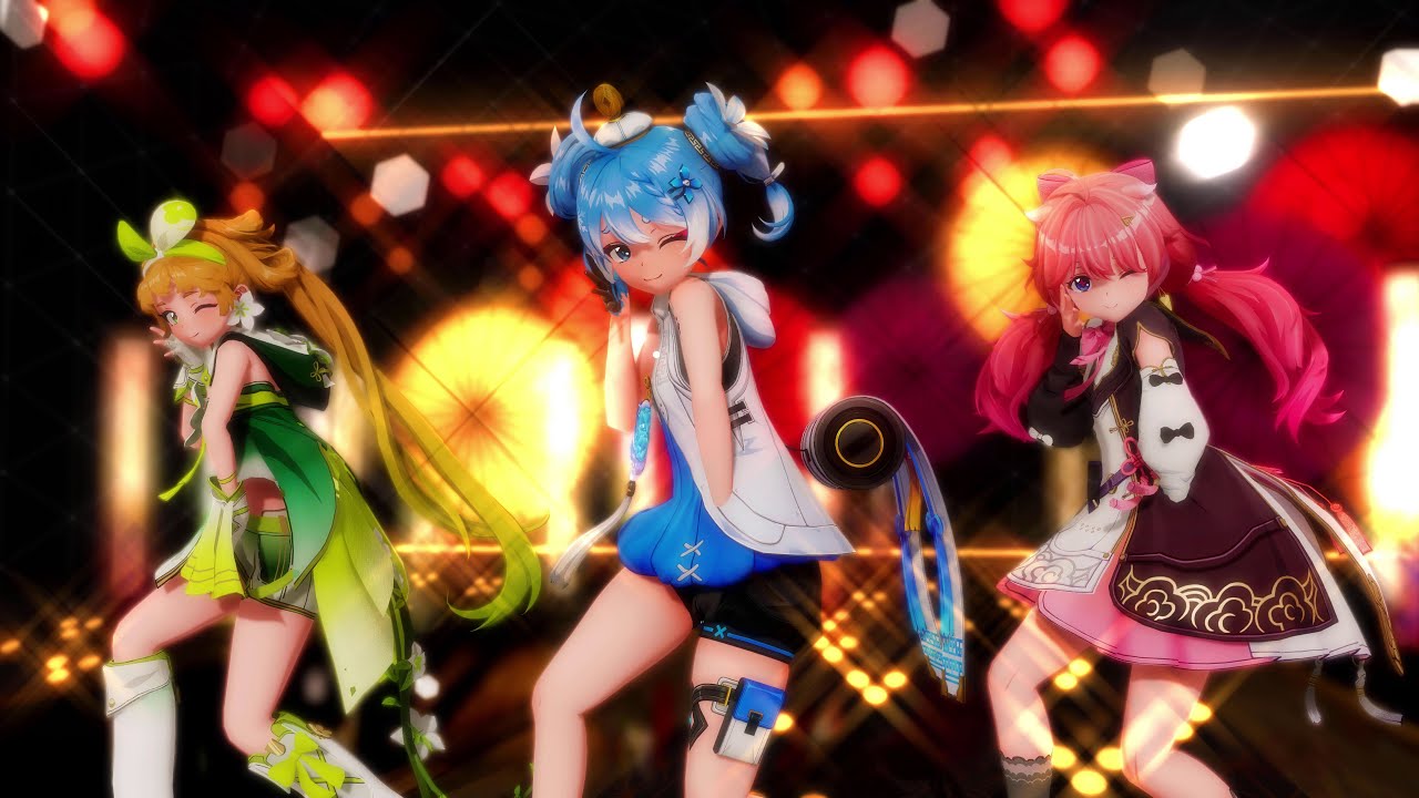 【MMD Wuthering Waves 4K 60FPS】Gee - Youhu, Encore, Verina - YouTube