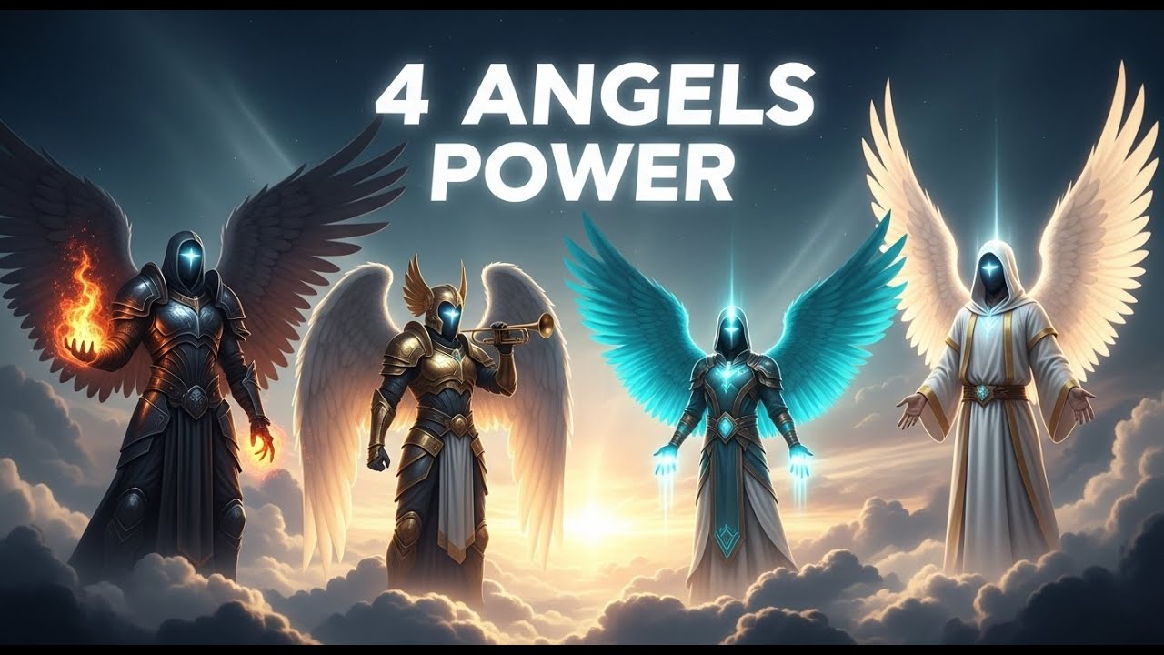 The Stories of the 4 Most Powerful Angels in Islam | Islamic Angels ...