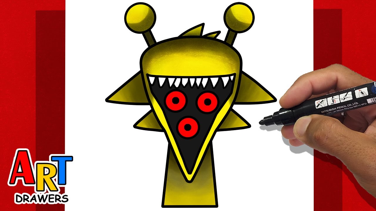 How to Draw Simon - INCREDIBOX SPRUNKI ( PHASE 5 ) - YouTube