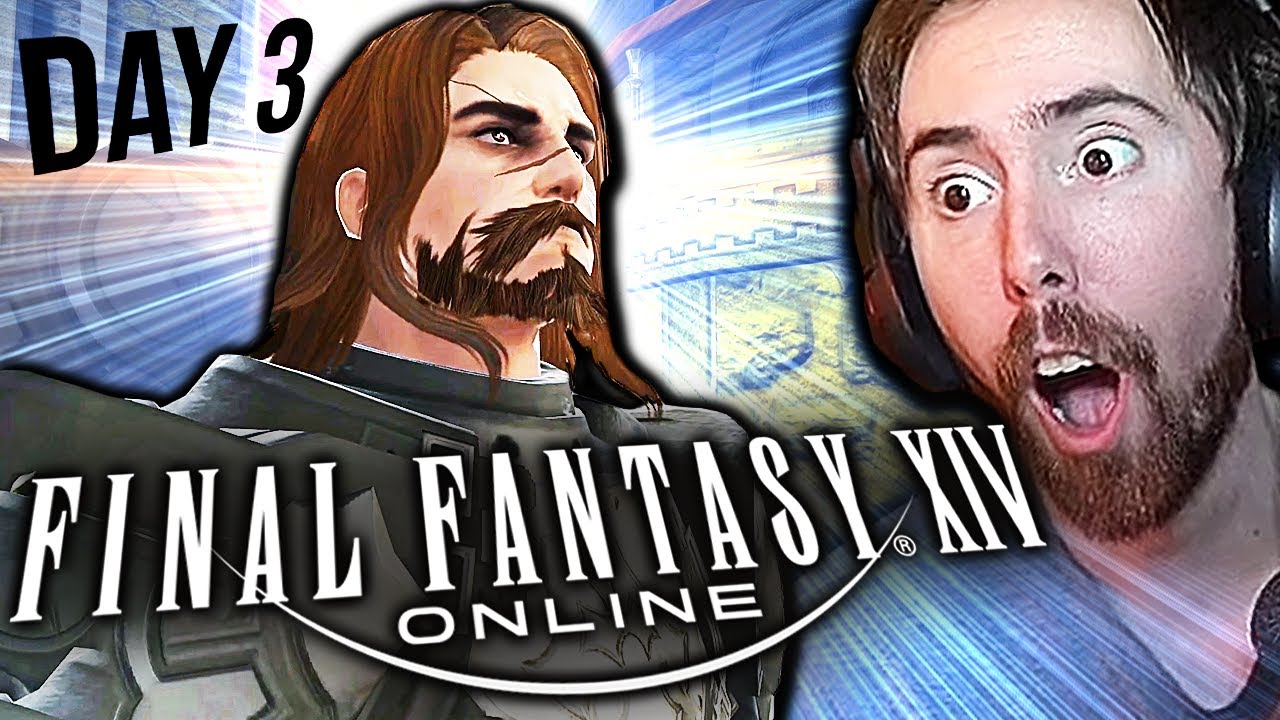 Level 30! Asmongold Becomes a WARRIOR in FFXIV | DAY 3 - YouTube