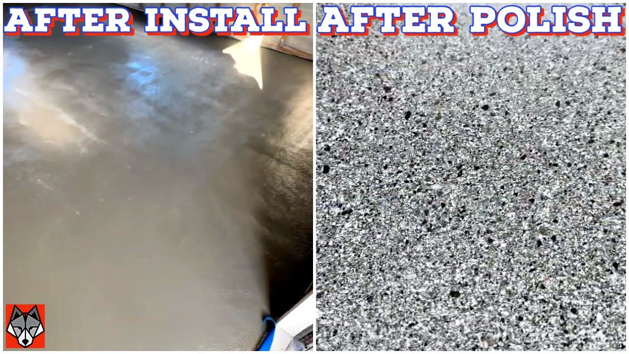 Installing Self Leveling Polishable Concrete | Tru PC - YouTube
