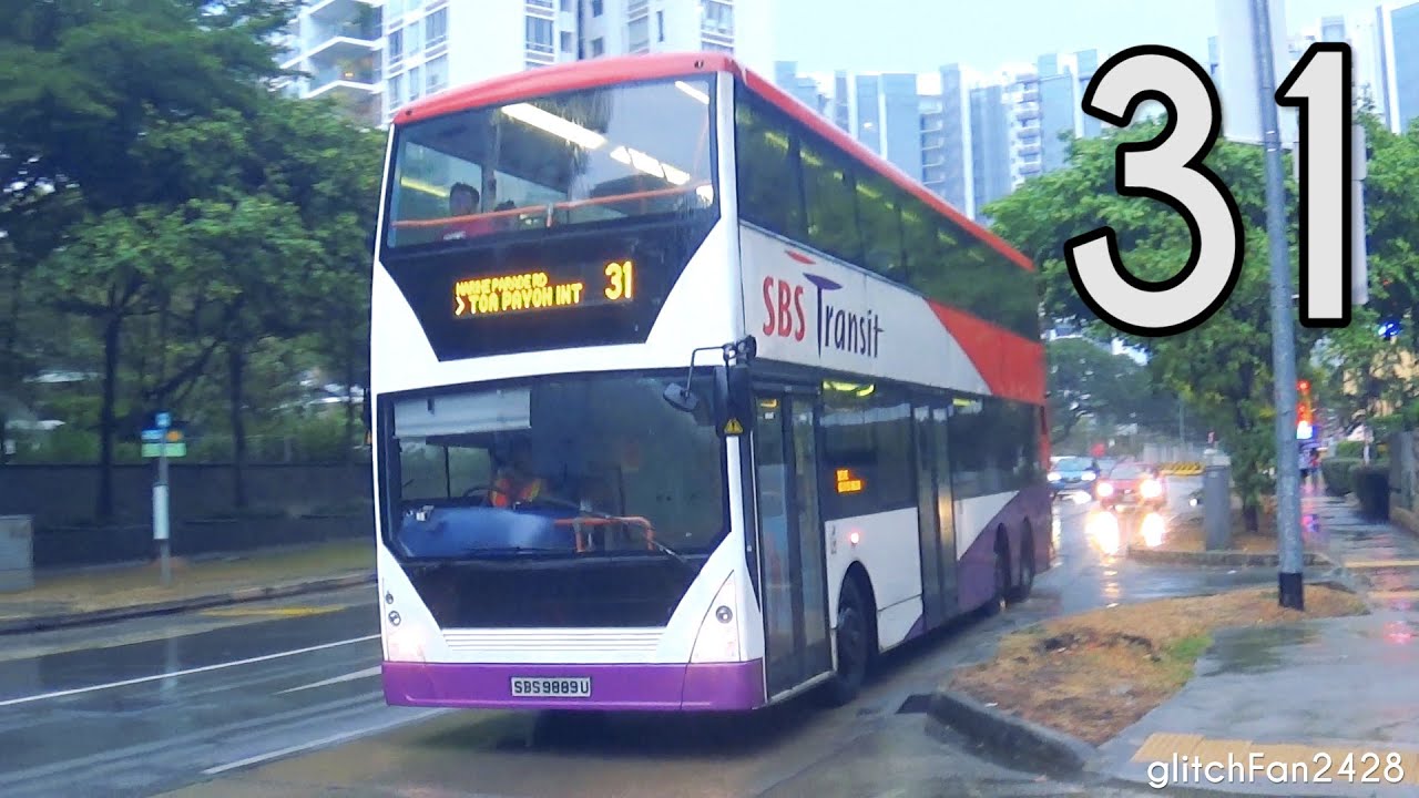 [SBST] (Retired) SBS9889U on Service 31 - Volvo B10TL Super Olympian ...