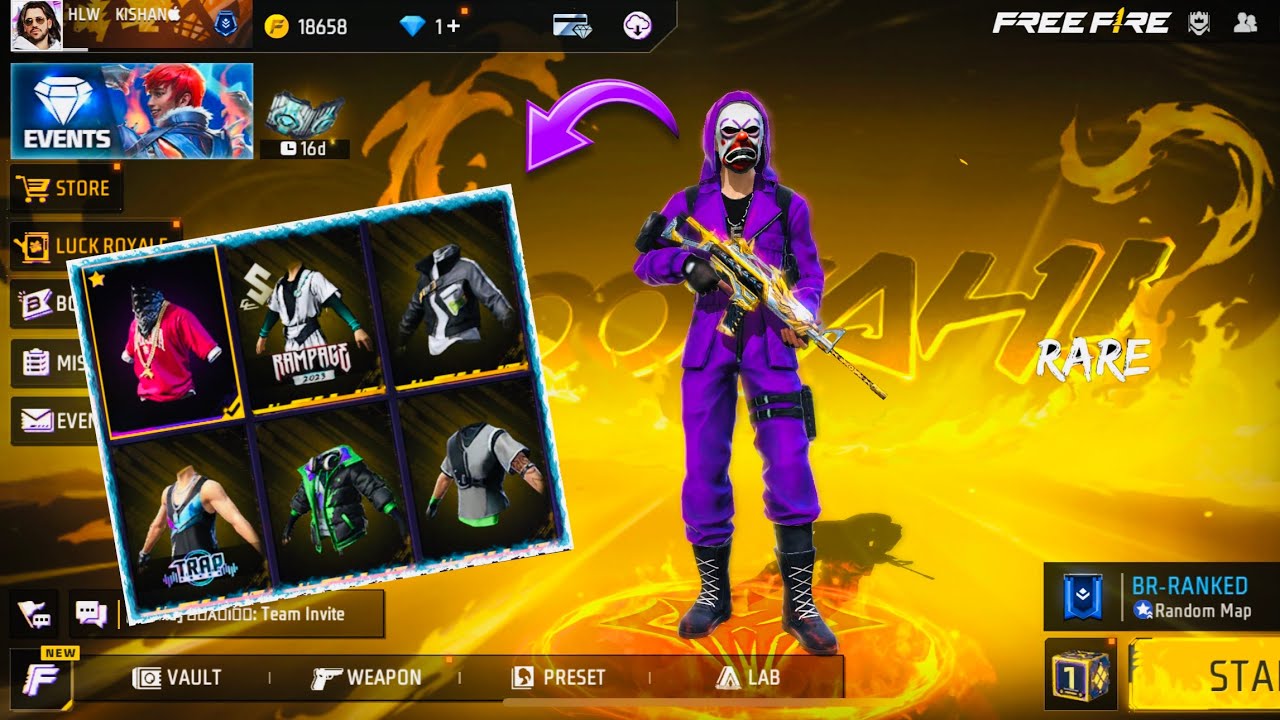 Purple Criminal Bundle OP Collection - Free Fire | Modern YT - YouTube