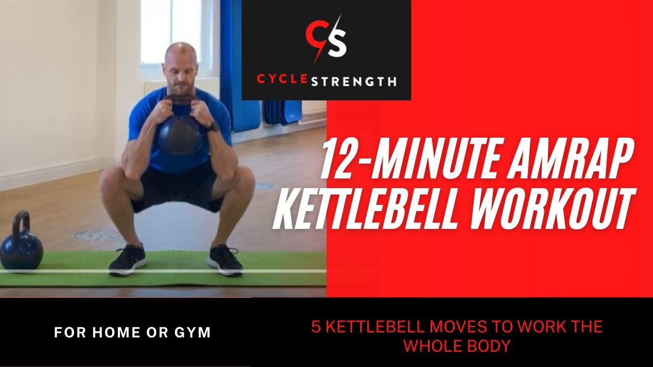 12 Minute AMRAP Kettlebell Workout for the Whole Body - YouTube