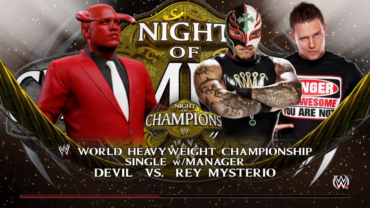 WWE 15 rey mysterio vs Devil championship - YouTube