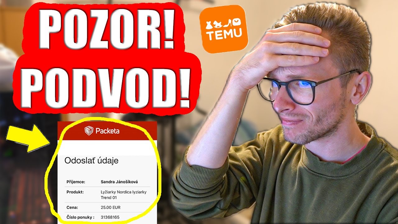 AKO fungujú PODVODY na TEMU - AliExpress - PACKETA - BAZOŠ - YouTube