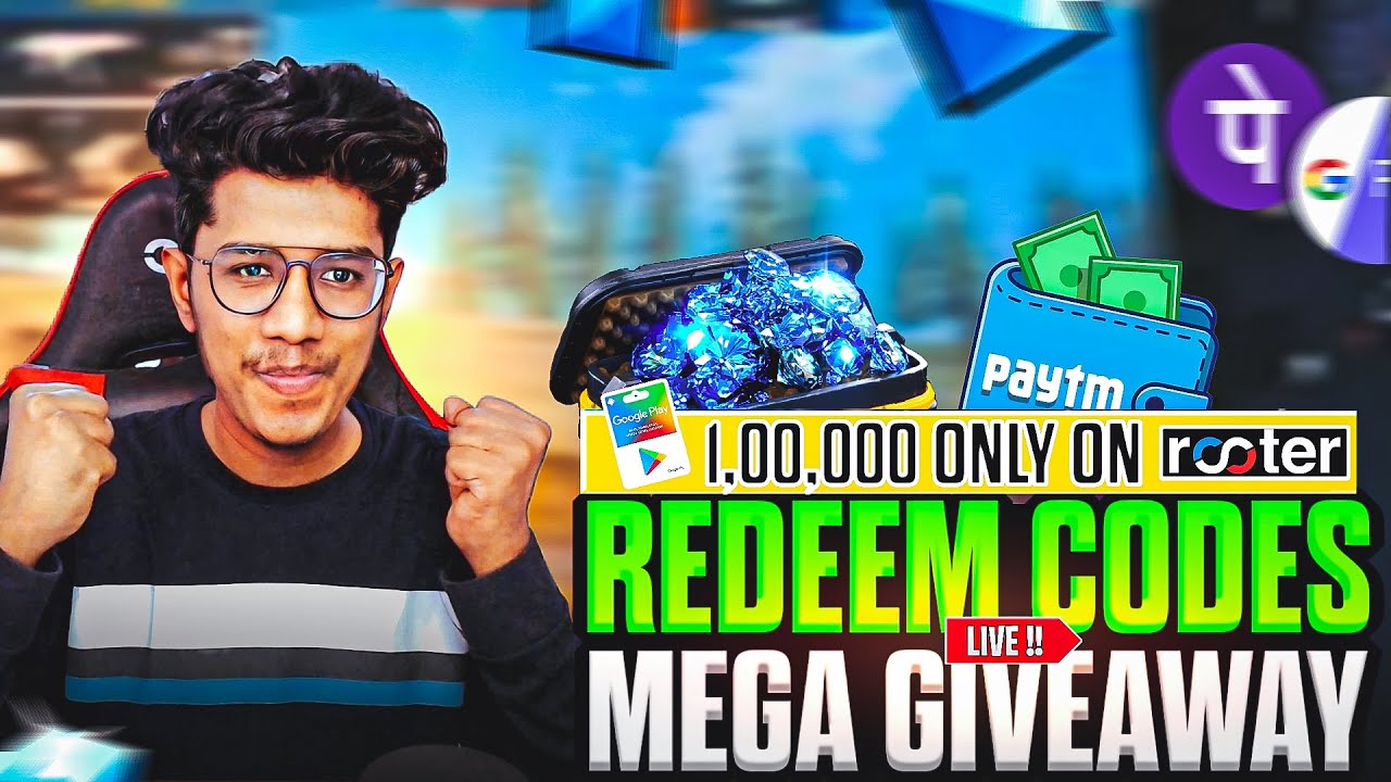 🔴LIVE🔴 BIGGEST REDEEM CODE GIVEAWAY 💎 JOIN FAST - YouTube