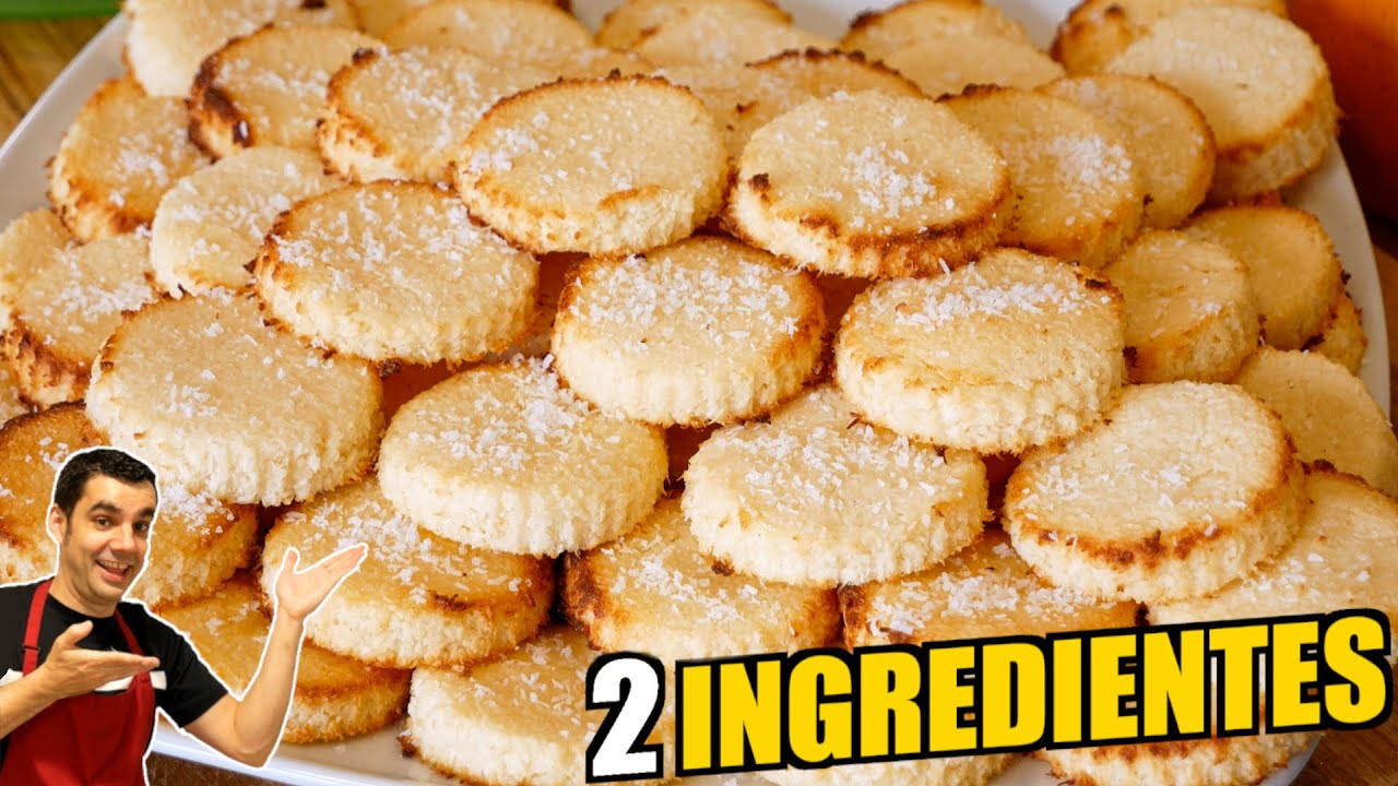 Las GALLETAS MAS RICAS Y FÁCILES blanditas con 2 ingredientes (sin ...
