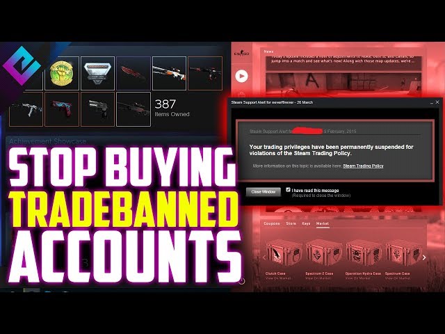 Buying Trade Banned Steam Accounts for Skins is a Failure YouTube