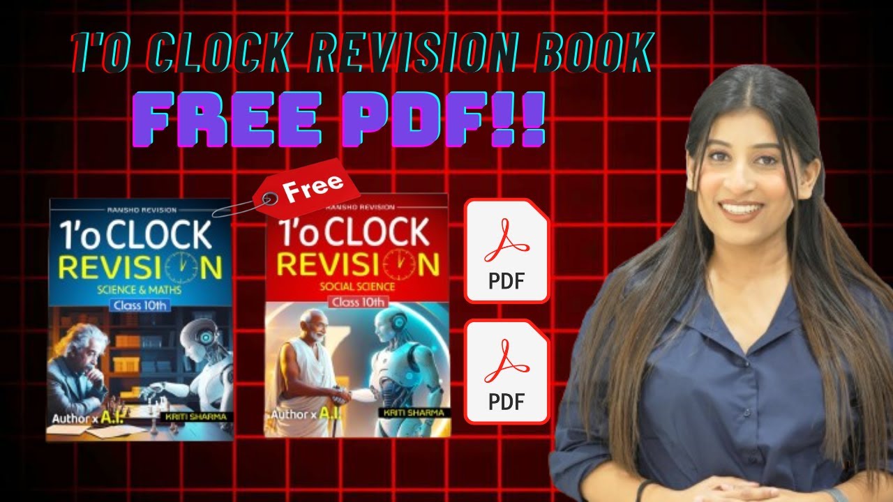 1'O Clock Revision Book FREE PDF!! #education #class10 #exphub #freepdf ...