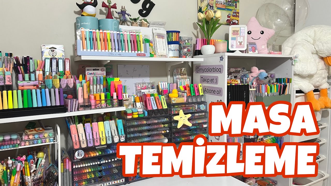 DEV MASA TEMİZLİĞİ 🤩 | Deniz - YouTube