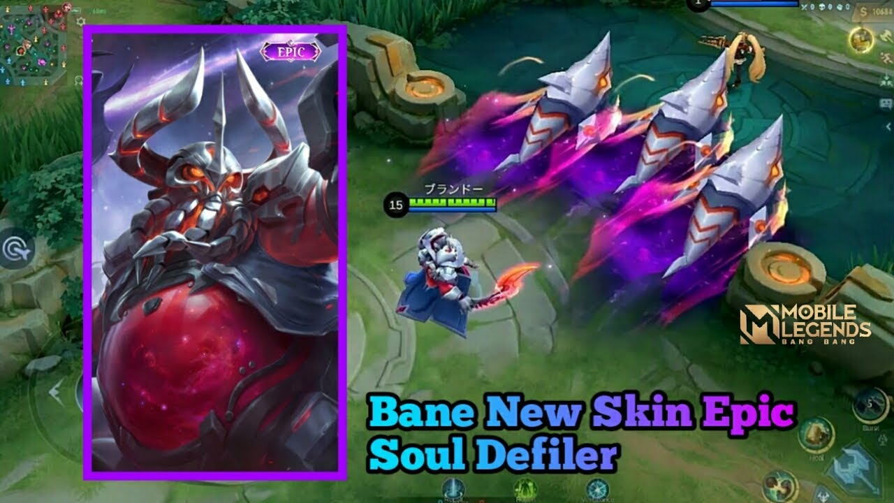 Review Bane New Epic Skin Soul Defiler || Mobile Legends: bang bang ...