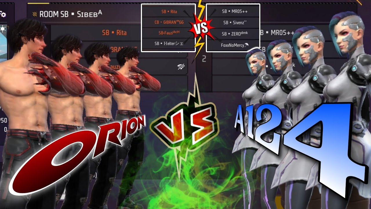 {4} ORION VS {4} A124 || Adu Skill!! - YouTube