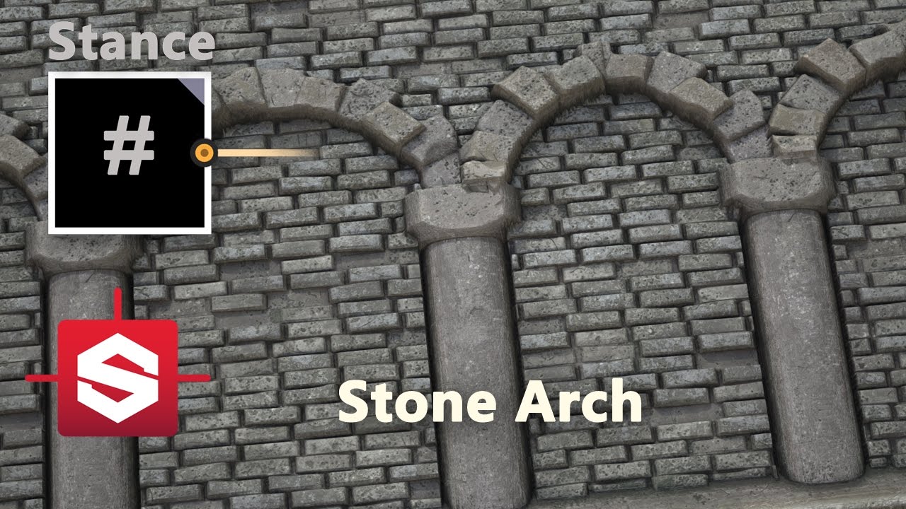 Stone Arch - Substance Designer Material Breakdown - YouTube