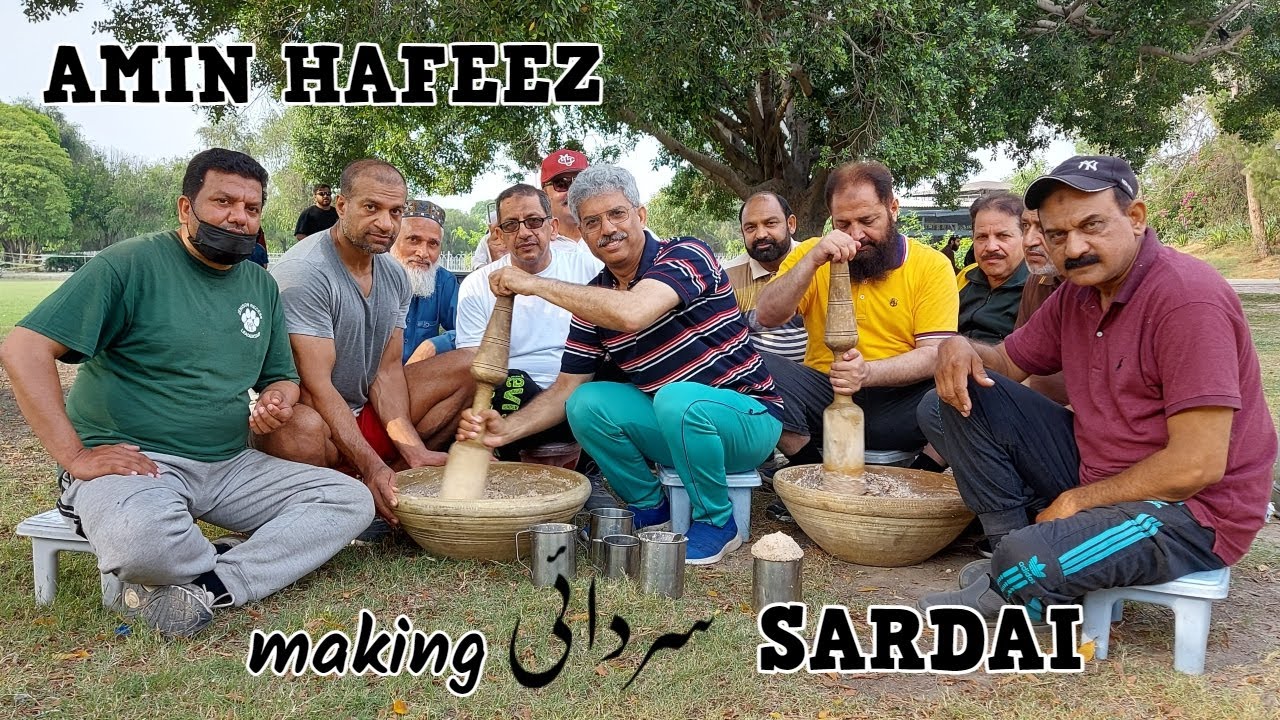 Amin Hafeez sardai bnatay huey | Amin Hafeez - YouTube