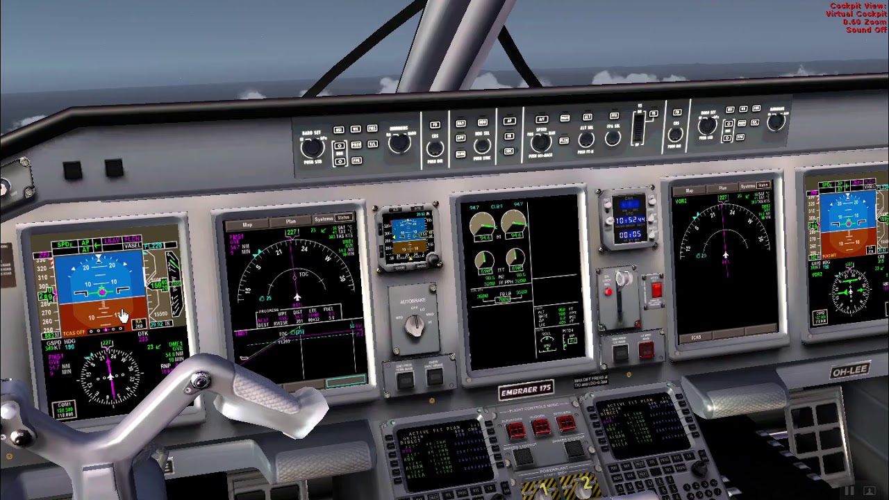 Embraer E-175 FeelThere FMS & Autoland Tutorial - YouTube