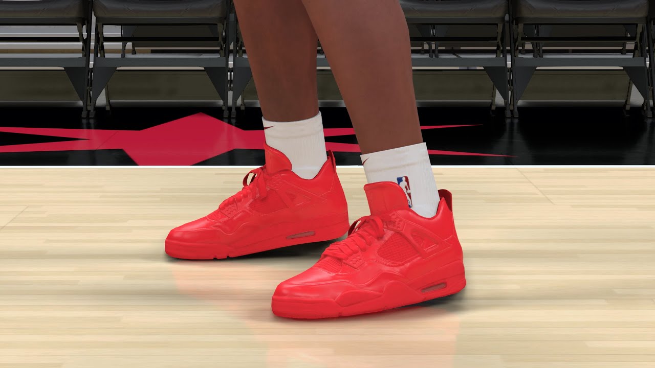 NBA 2K24 Next Gen Shoe Creator - Air Jordan 4 "11LAB4 Red" - YouTube
