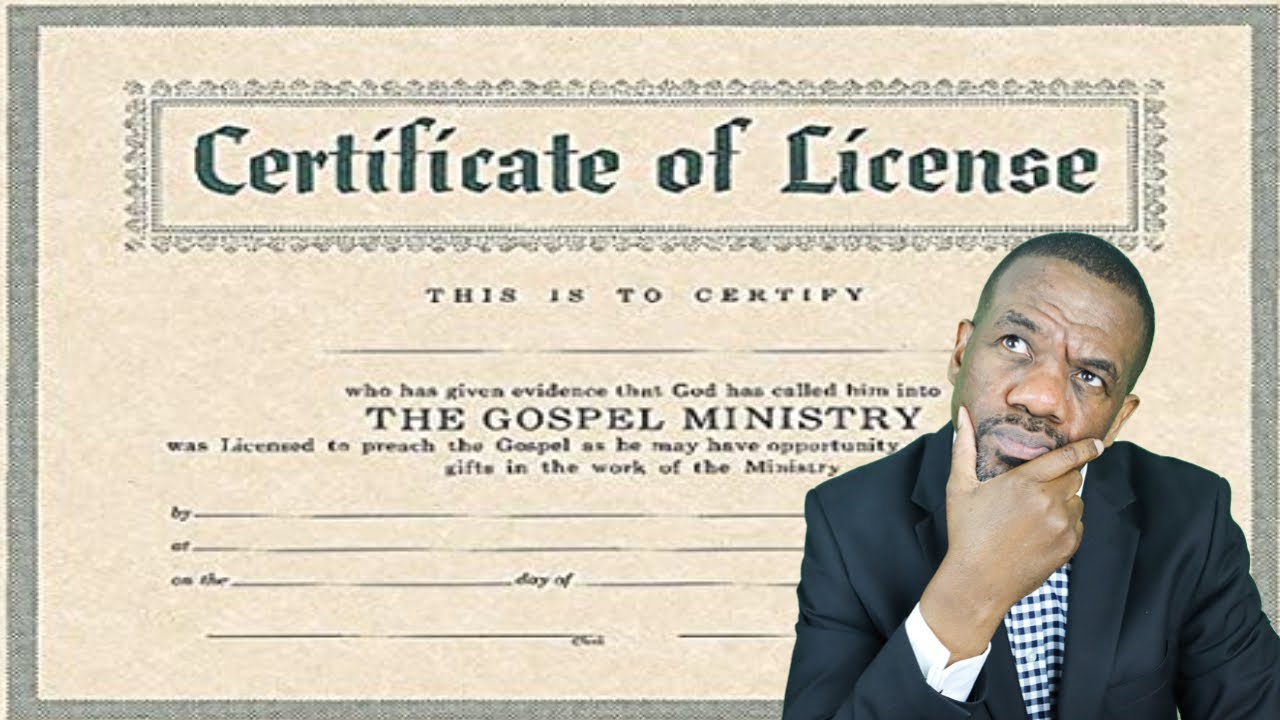 Do You Need A License To Preach? - YouTube