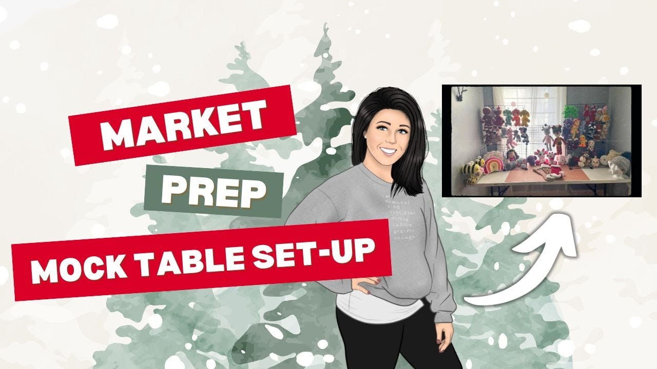 Mock Market Table Set-Up | Market Prep - YouTube