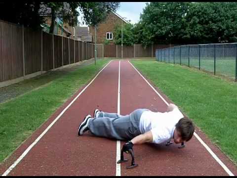 10 Push Up Variations using Push Up Grips - YouTube