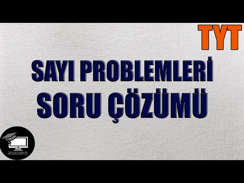 Sayı Problemleri Soru Çözümü | NETLER CEPTE
