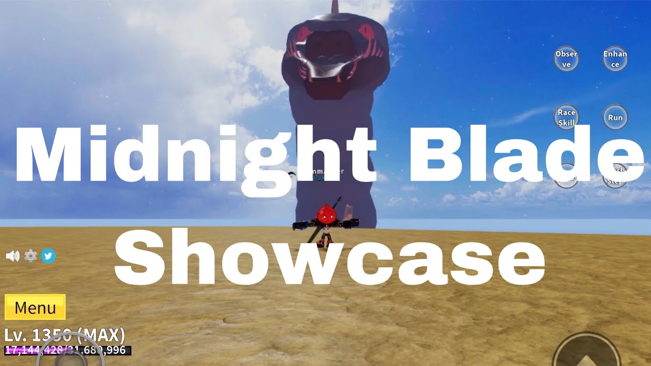Midnight Blade Showcase(Blox Fruit) - YouTube