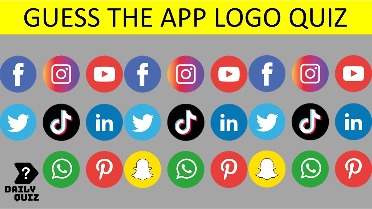 Guess The App Logo Quiz - YouTube