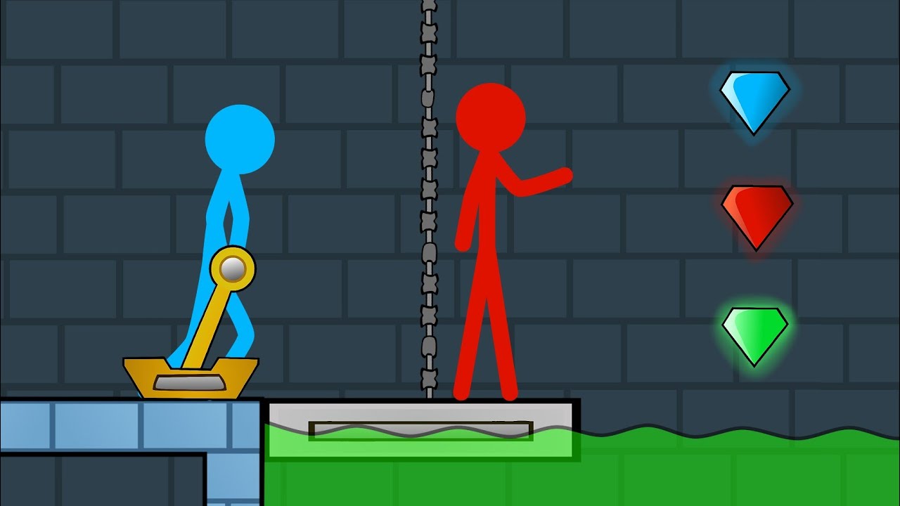 Red and Blue , Stickman Animation - (Ice Place Parkour ) Part 3 - YouTube