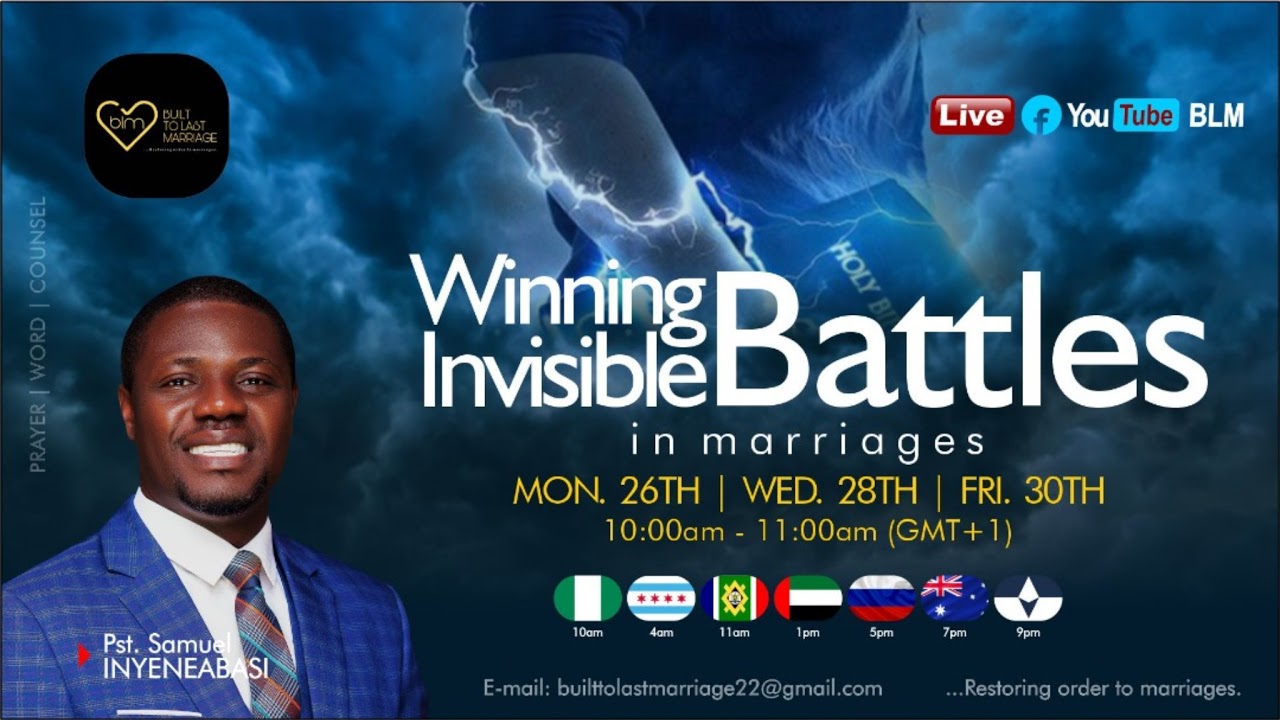 BLM 280824 WINNING INVISIBLE BATTLES IN MARRIAGES - YouTube